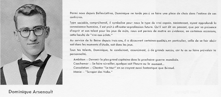 Collation 1964 | Centre d'études acadiennes Anselme-Chiasson